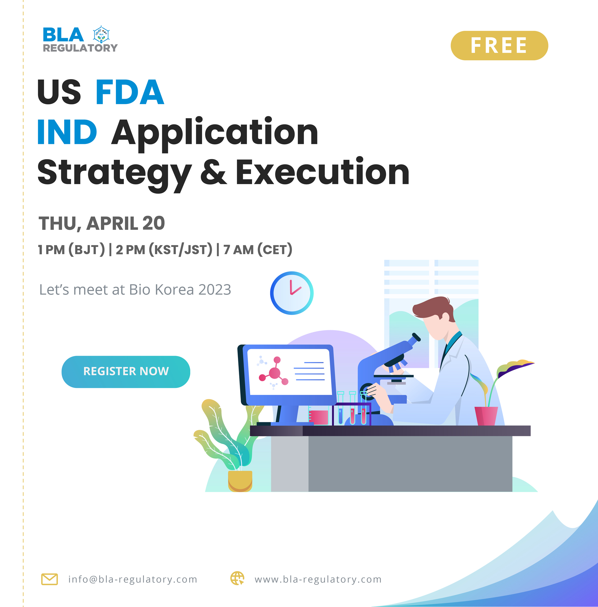 US FDA IND Application Strategy & Execution — BLA Regulatory